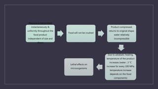 High pressure processing | PPTX