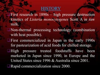 High Pressure Processing (HPP) | PPTX