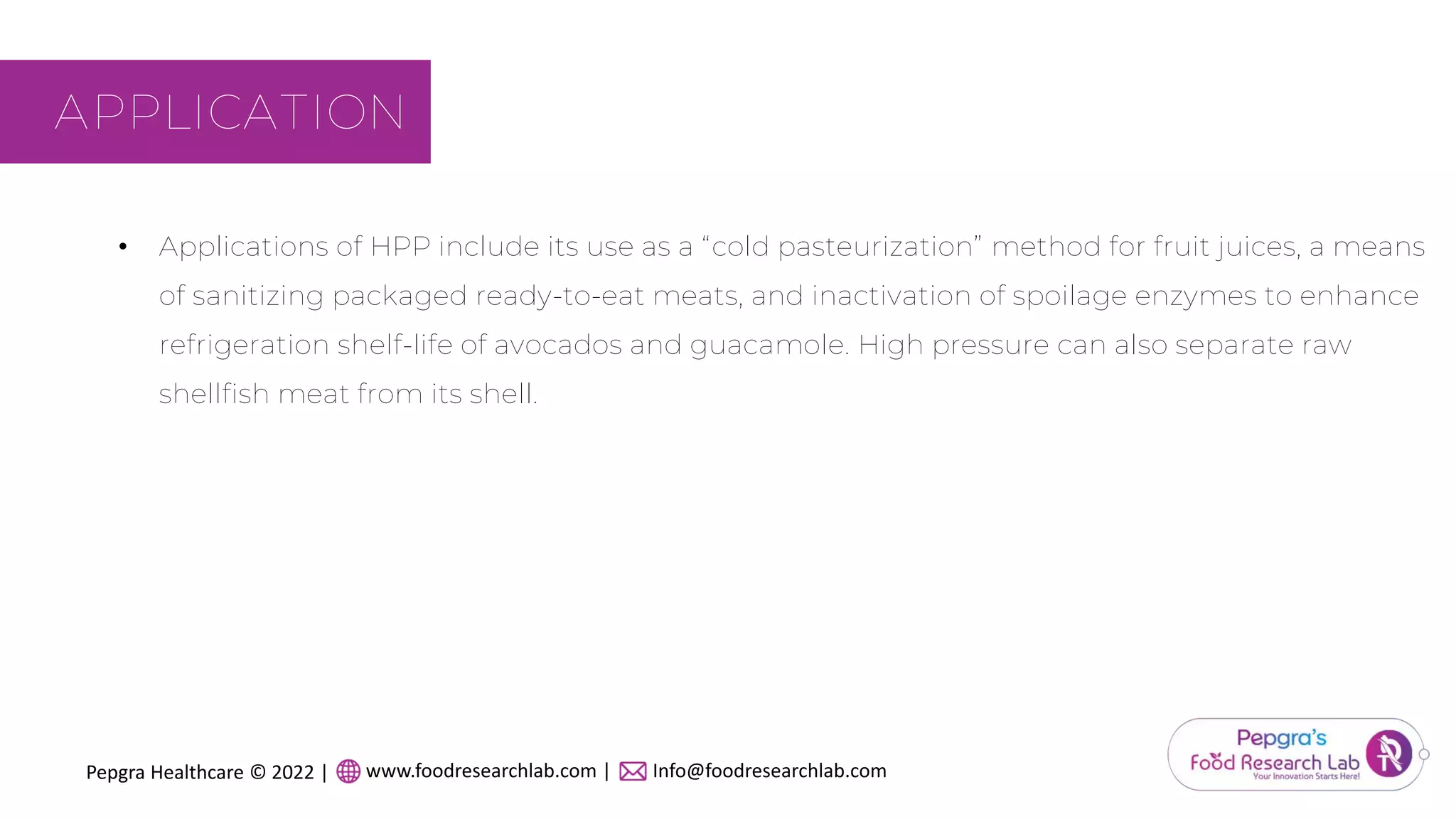 hydrostatic pressure processing | PDF