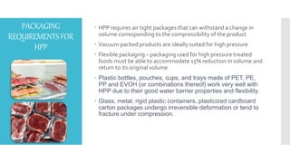 HIGH PRESSURE PROCESSING ( HPP ) .pptx