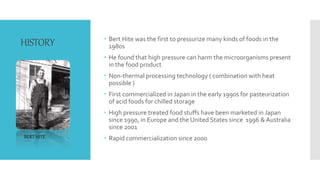 HIGH PRESSURE PROCESSING ( HPP ) .pptx