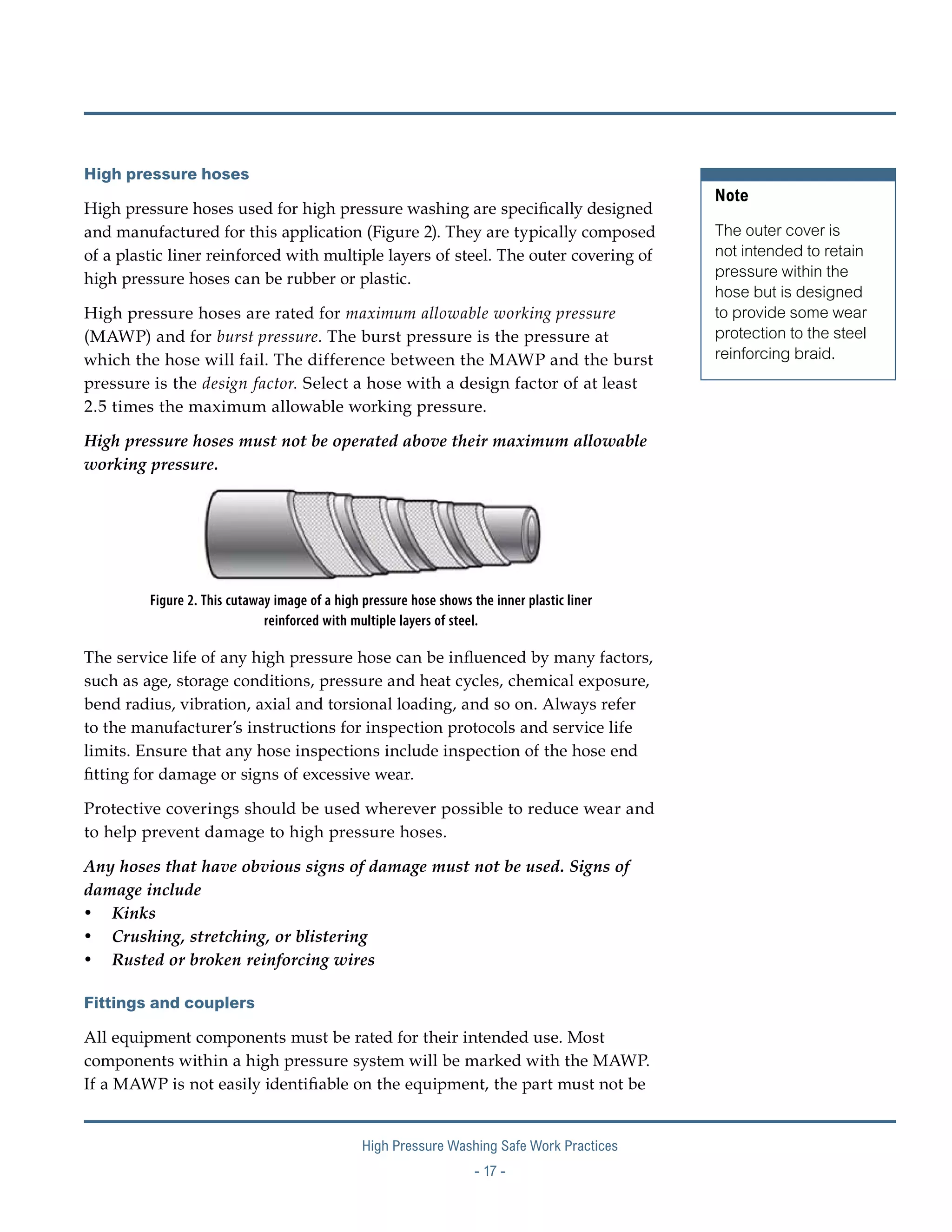 High pressure Washing - Safe Work practices | PDF