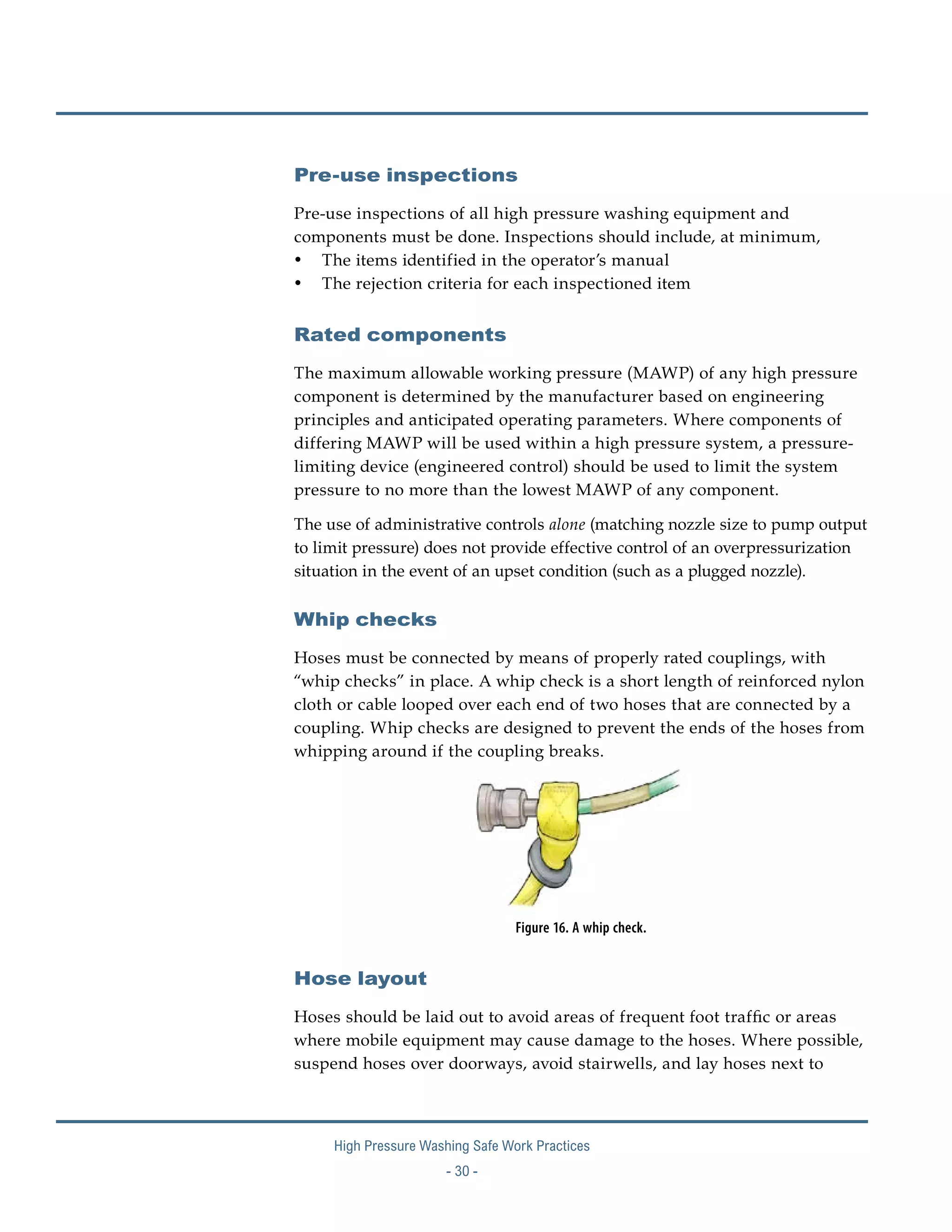 High pressure Washing - Safe Work practices | PDF