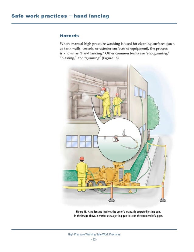High pressure Washing - Safe Work practices | PDF | Injuries | Diseases ...