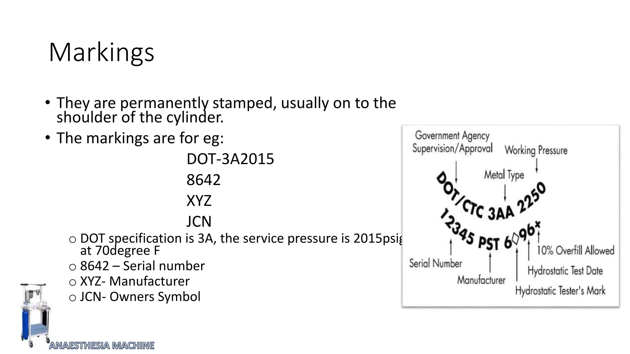 High pressure system- Anaesthesia Machine | PPTX