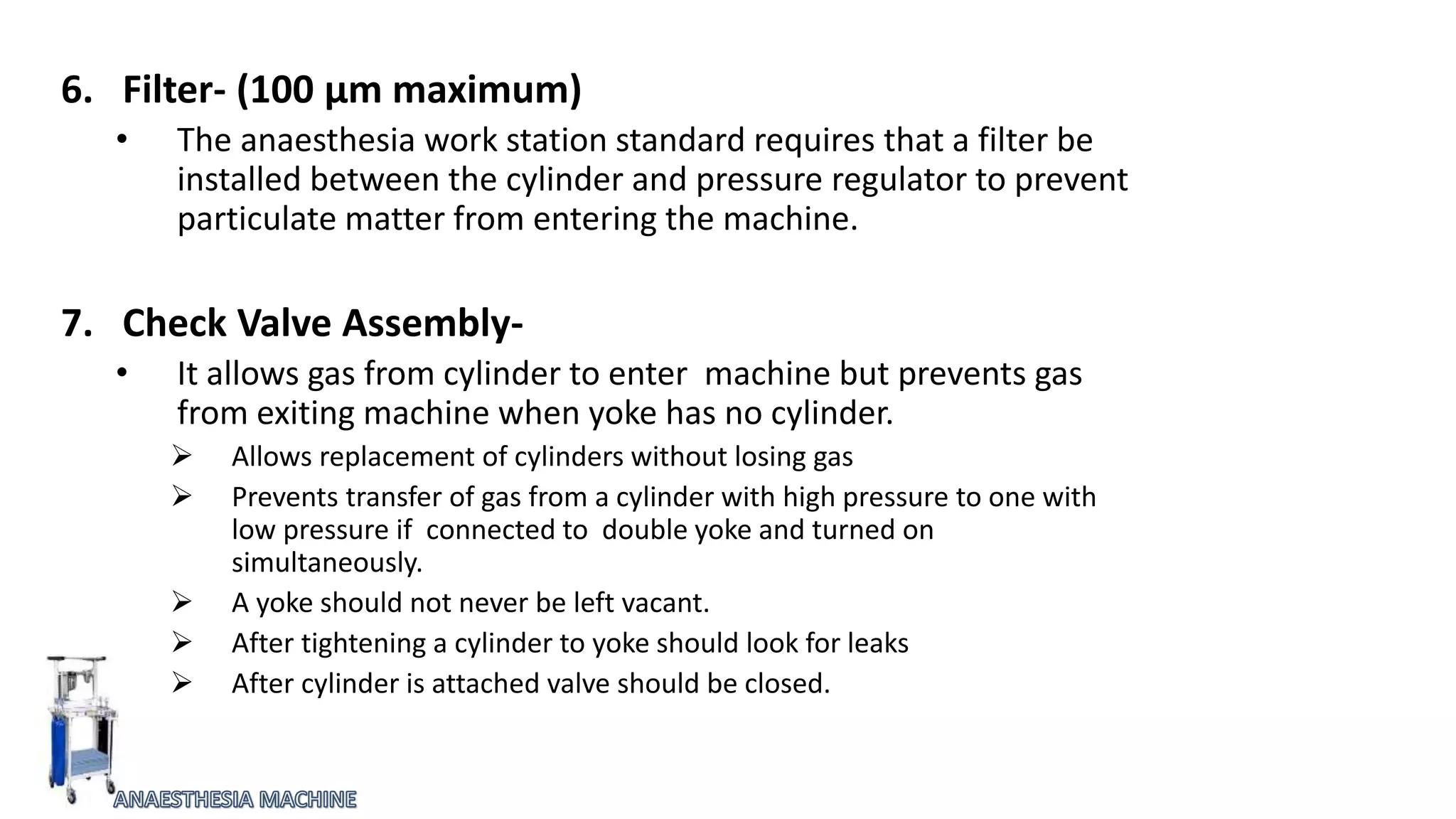 High pressure system- Anaesthesia Machine | PPTX