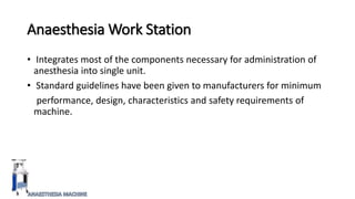 High pressure system- Anaesthesia Machine | PPTX