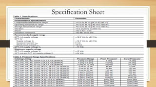 High pressure transducer | PPT