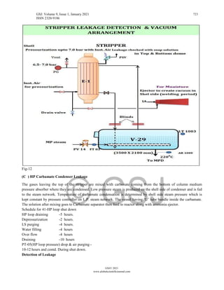 High pressure vessel leakage in urea plants | PDF