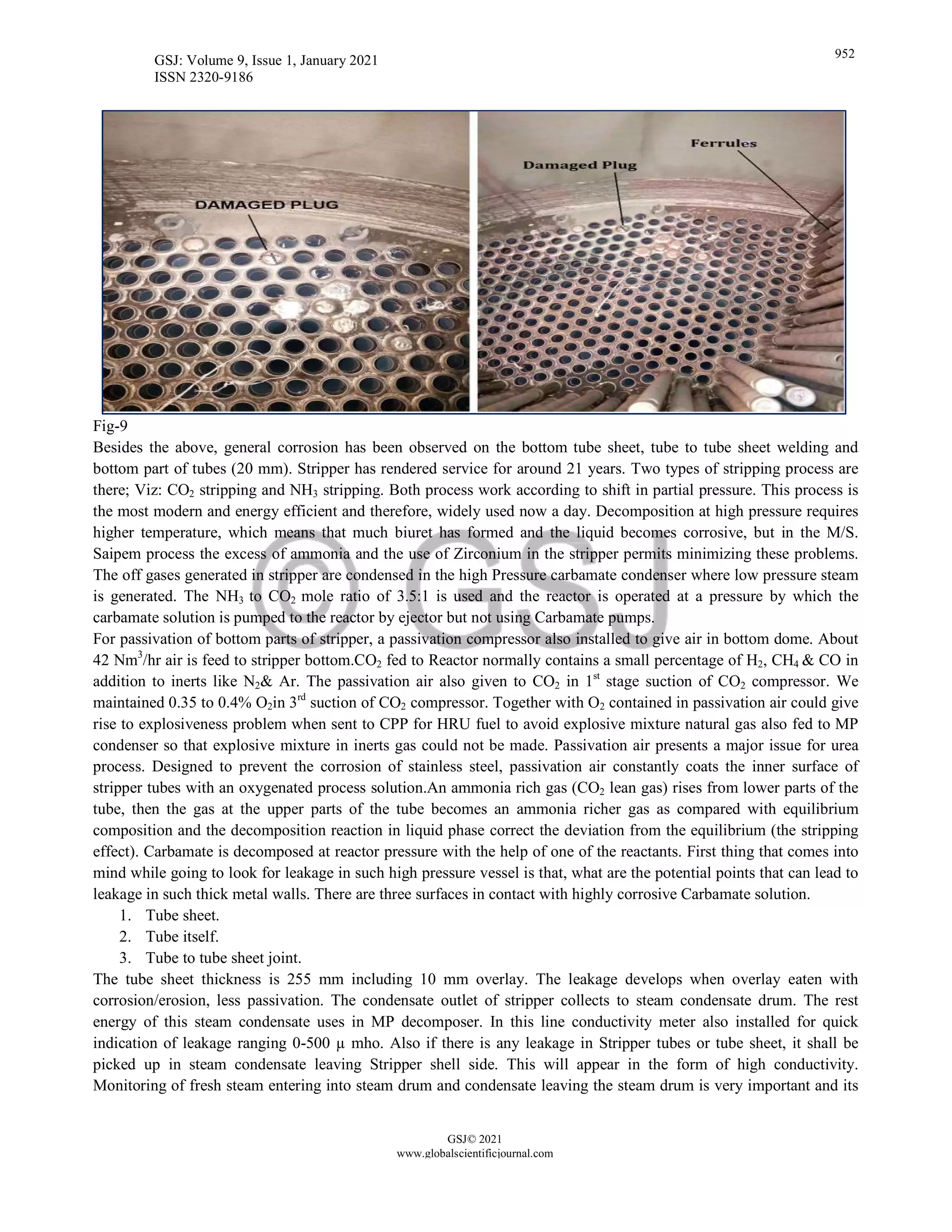 High pressure vessel_leakage_in_urea_plants (1) | PDF