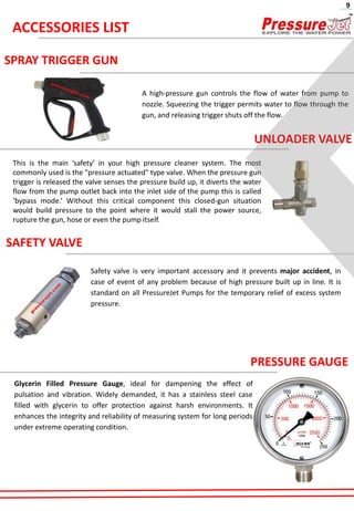 High pressure water jet machine-PressureJet | PDF