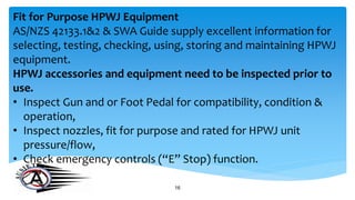 High pressure water jetting Will Lee | PDF