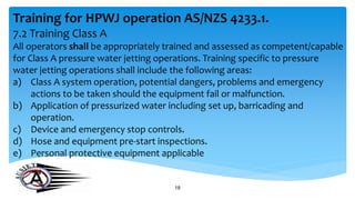 High pressure water jetting Will Lee | PDF