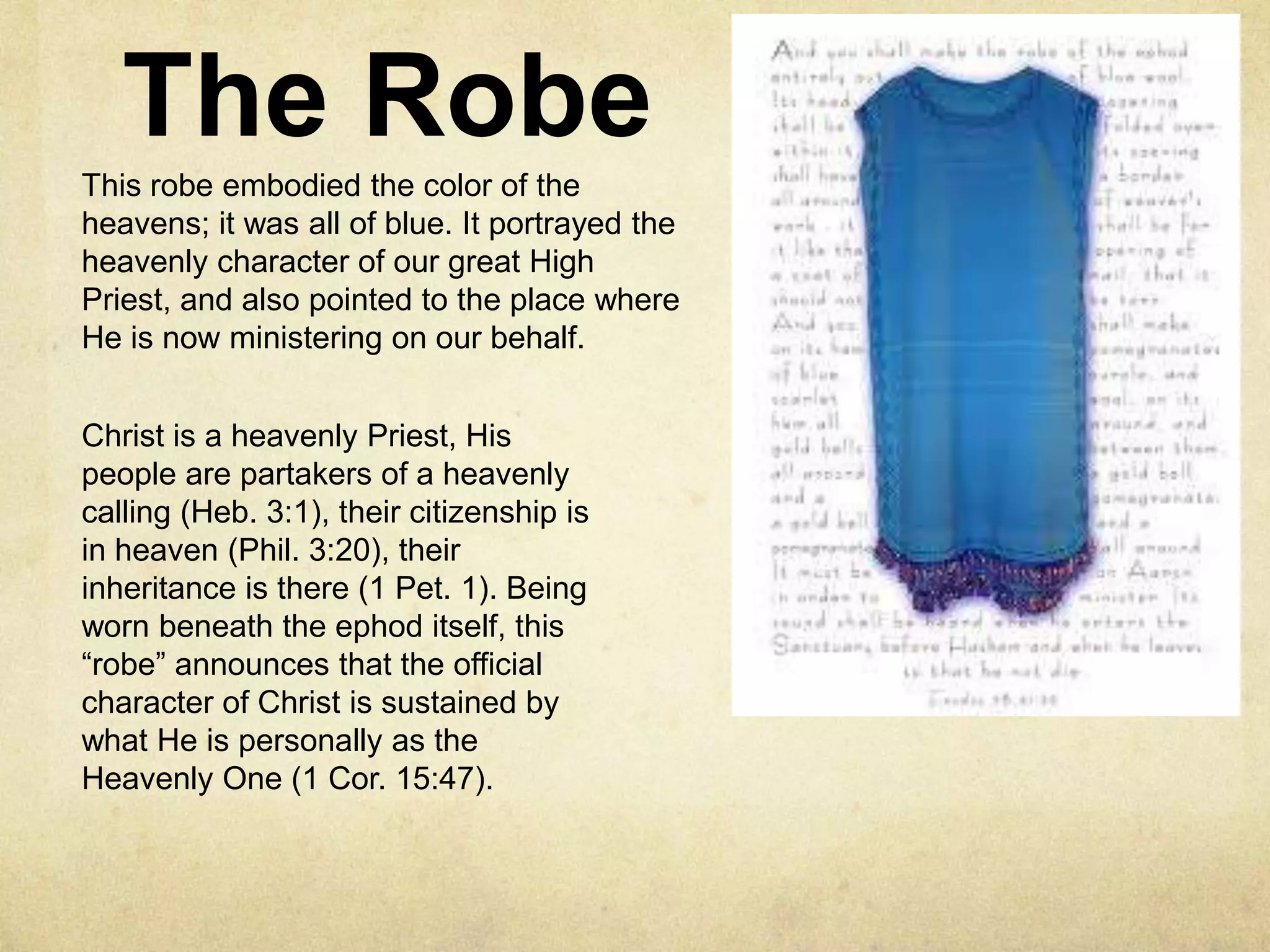 High priest's garments | PPTX