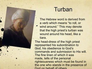 High priest's garments | PPTX