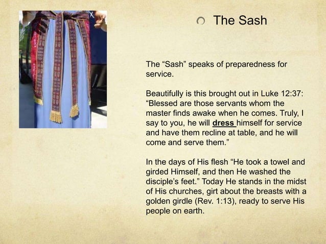 High priest's garments | PPTX