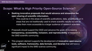 High Priority Open-Source Science (HPOSS) | PPT