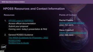 High Priority Open-Source Science (HPOSS) | PPT