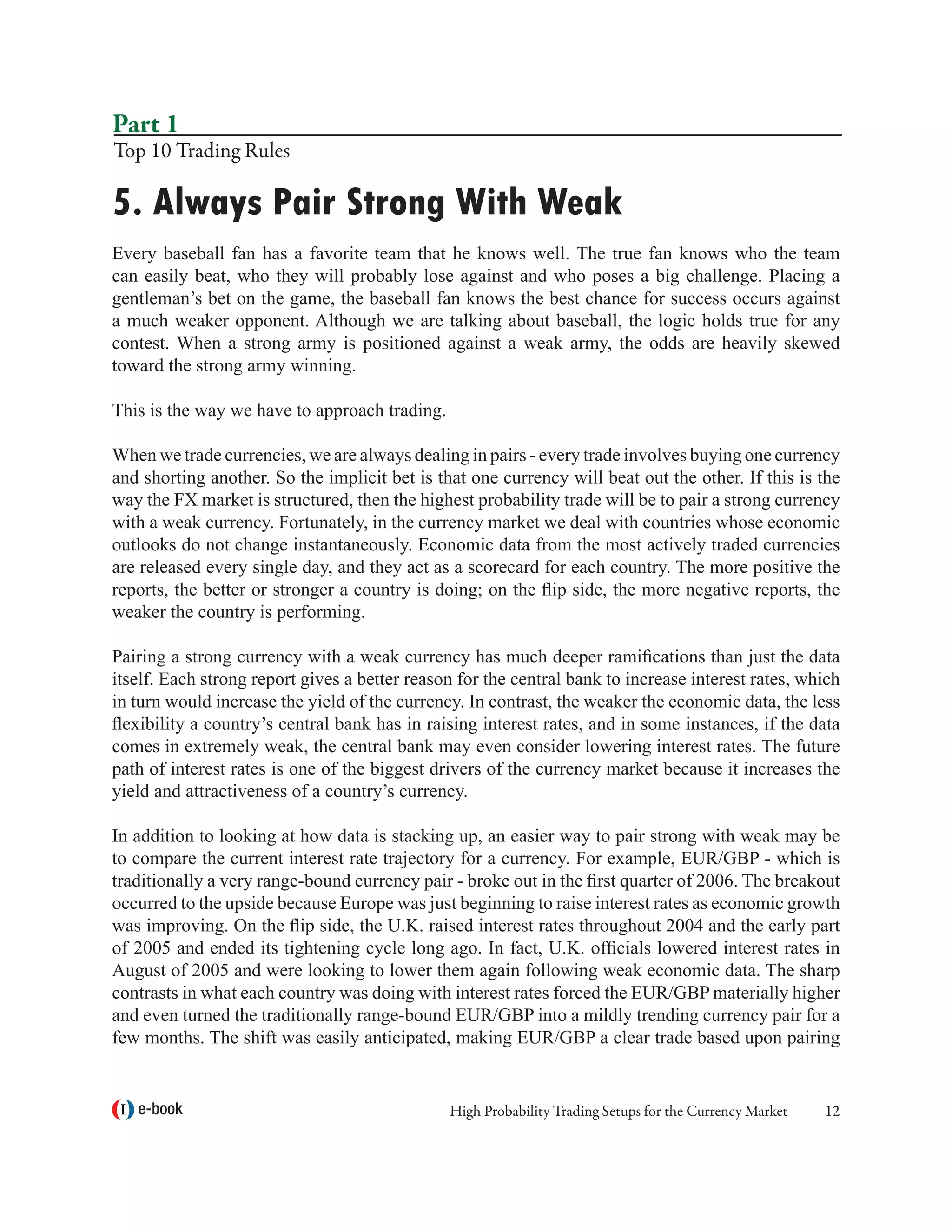 High Probability Trading Setups | PDF