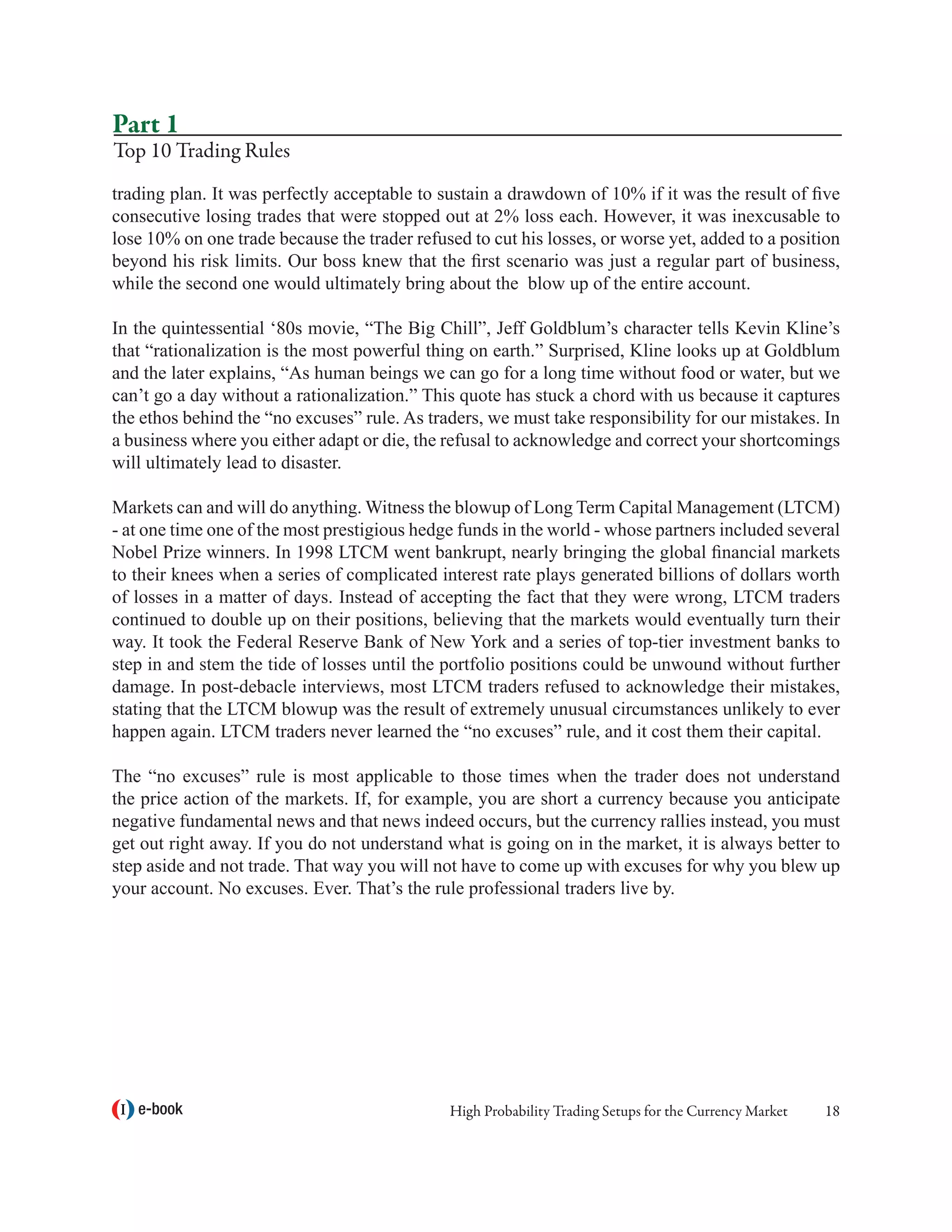 High Probability Trading Setups | PDF