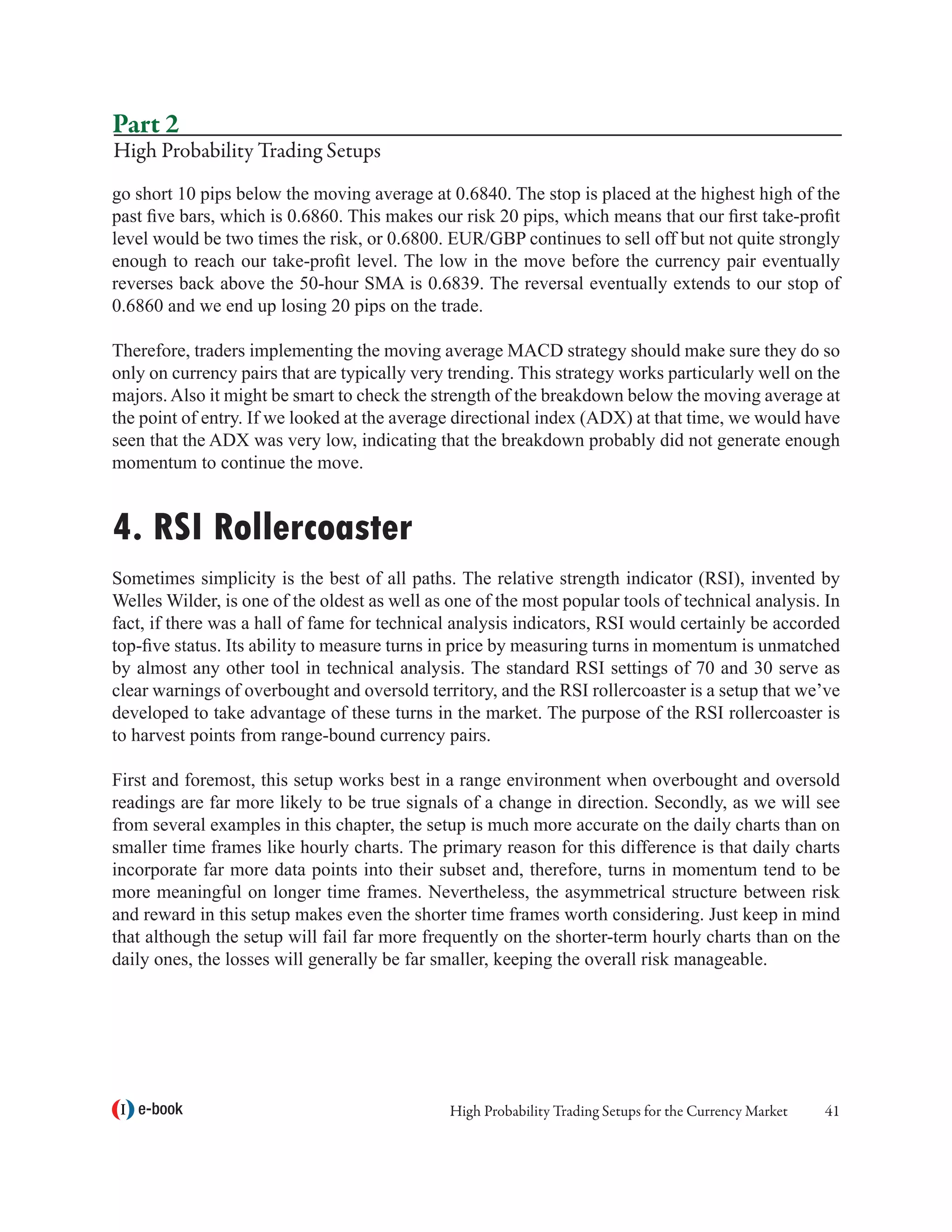 High Probability Trading Setups | PDF