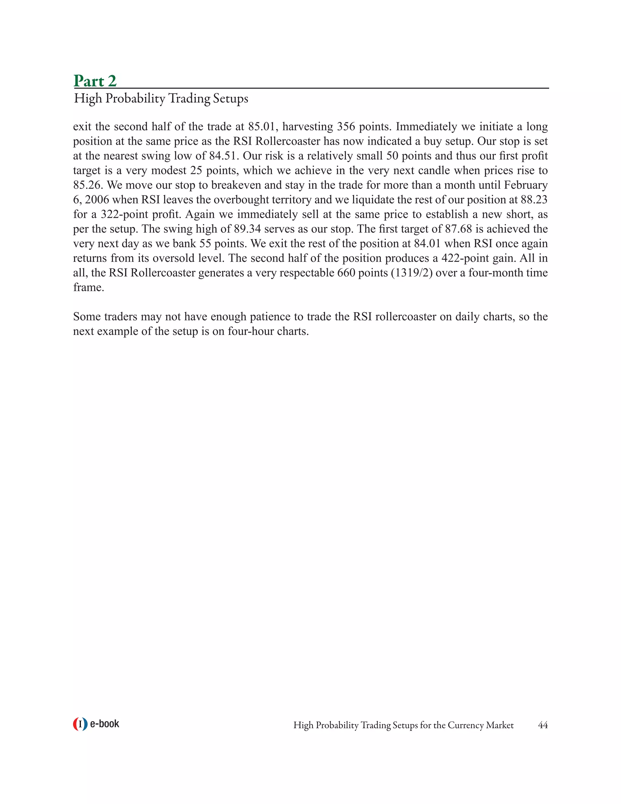 High Probability Trading Setups | PDF