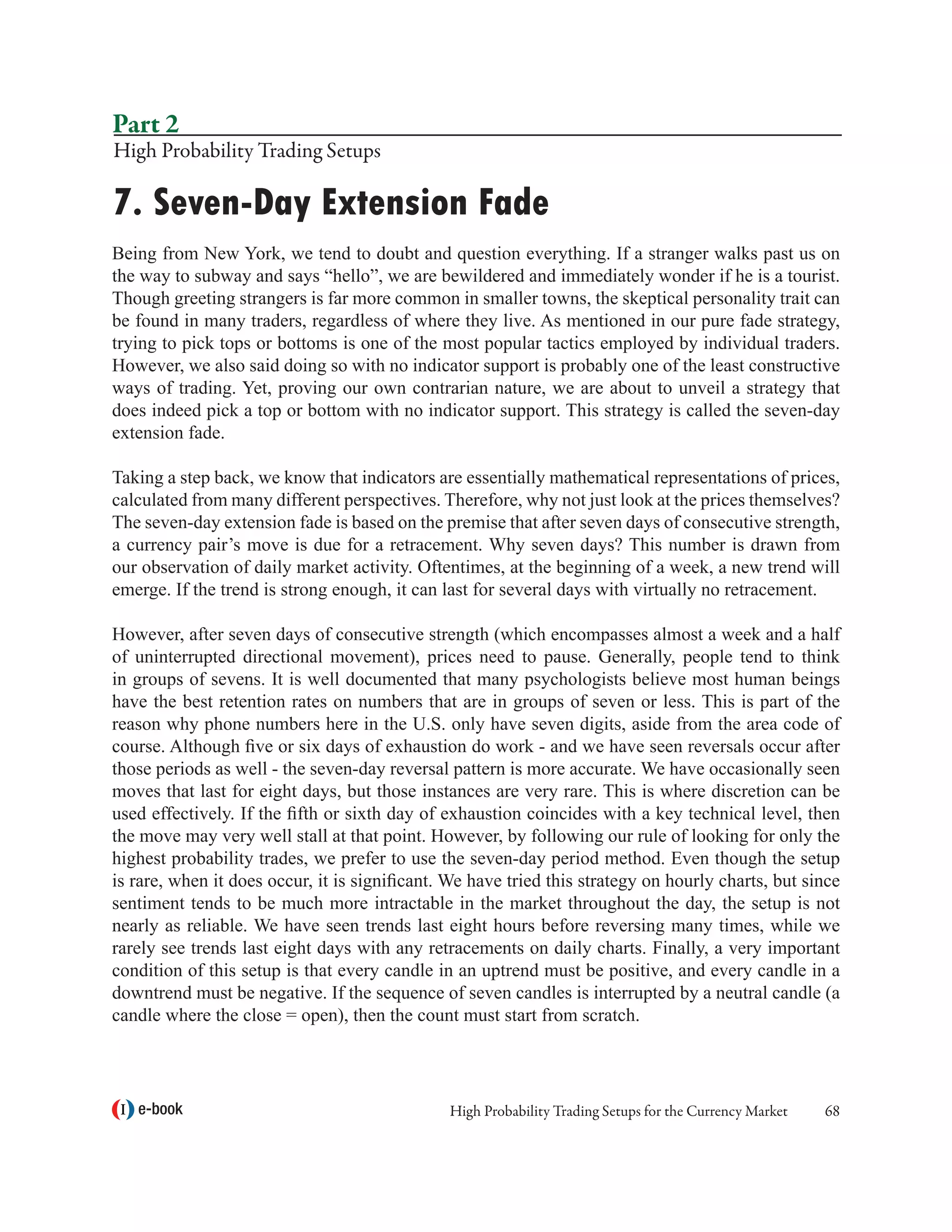 High Probability Trading Setups | PDF
