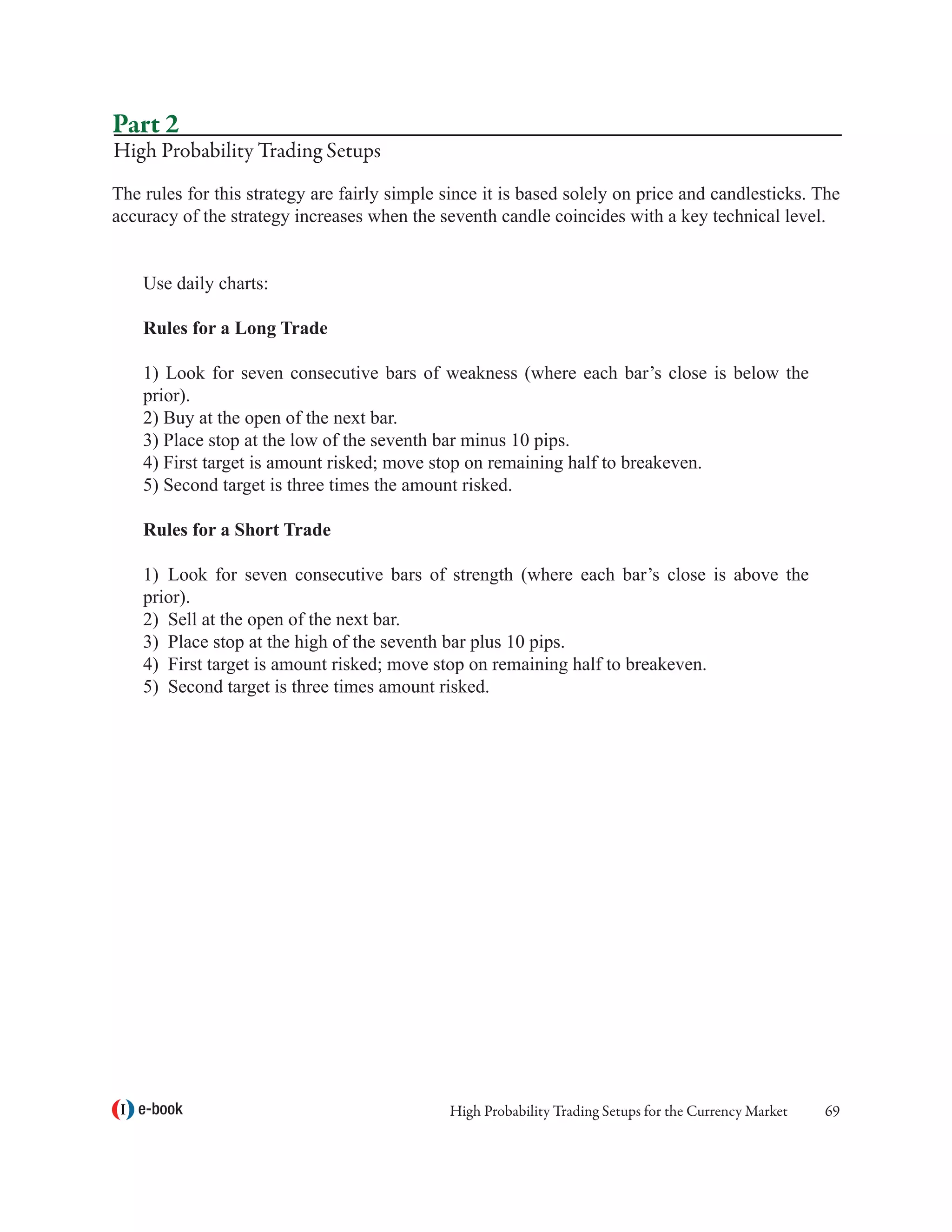 High Probability Trading Setups | PDF
