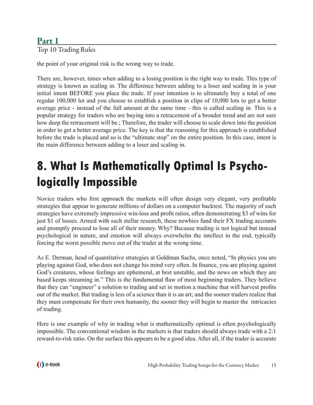 High Probability Trading Setups | PDF | Stocks and Bonds | Personal ...