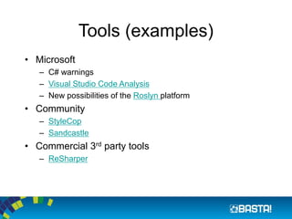 High Quality C# - Codequality in Practice | PPTX