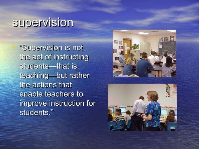 High quality of supervision and evaluation | PPT | Resume Writing and ...