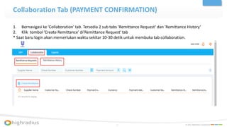 High Radius EIPP (Invoice, Statement Presentment, Payment confirmation ...