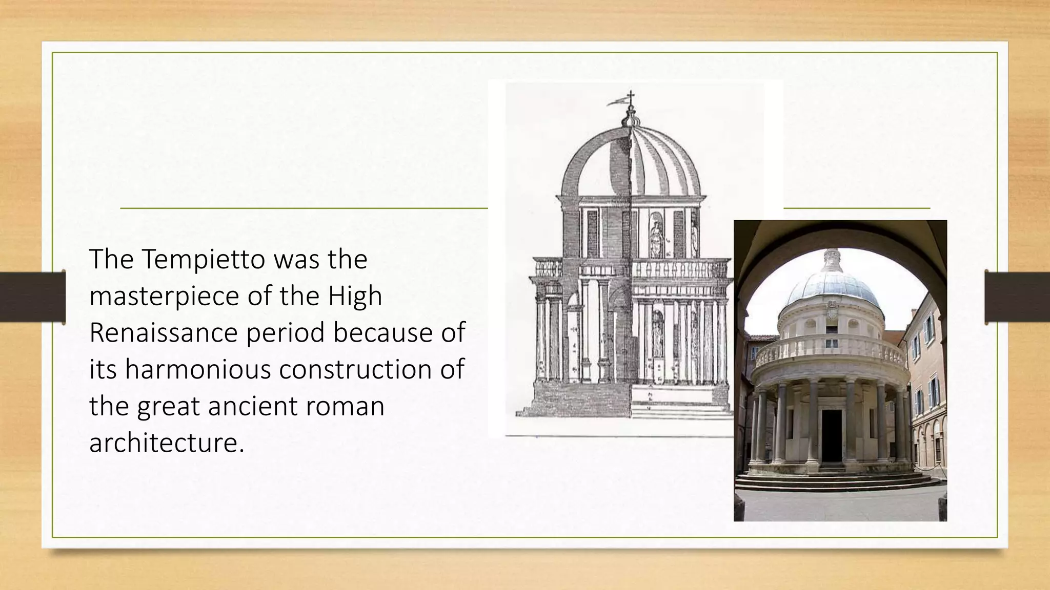 HISTORY: High Renaissance Architecture | PPTX