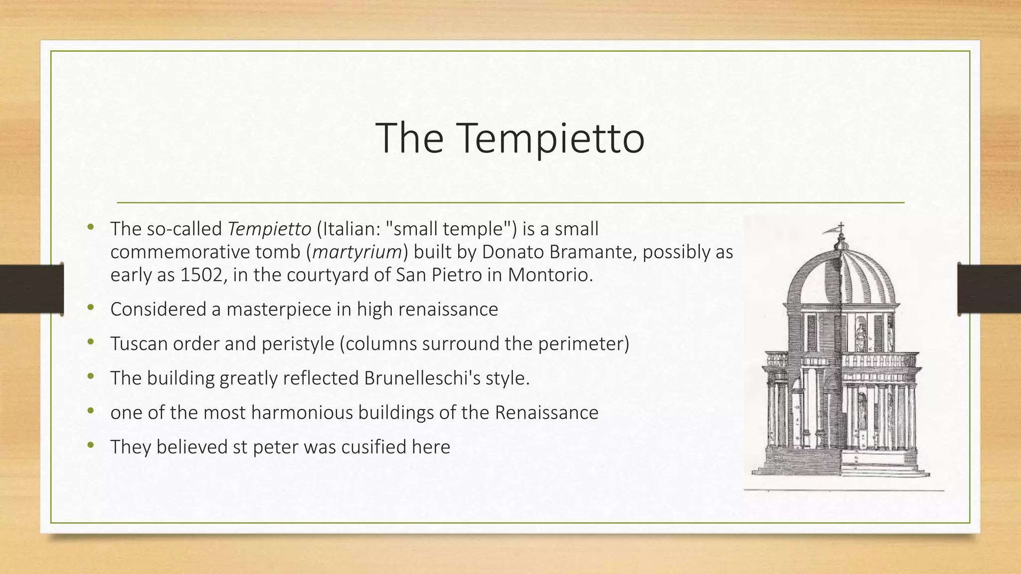 HISTORY: High Renaissance Architecture | PPTX