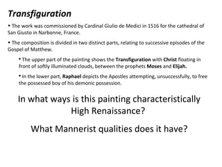 High Renaissance And Mannerism1 | PPT
