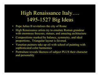 High renaissance italy | PPT