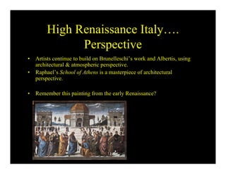 High renaissance italy | PPT
