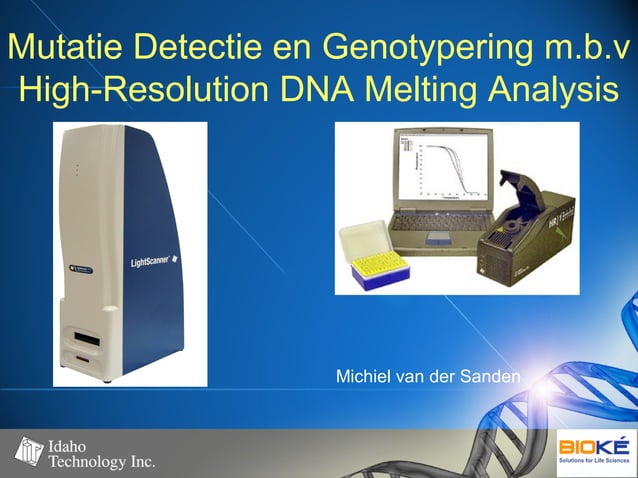 High resolution dna melting curve analysis | PPT