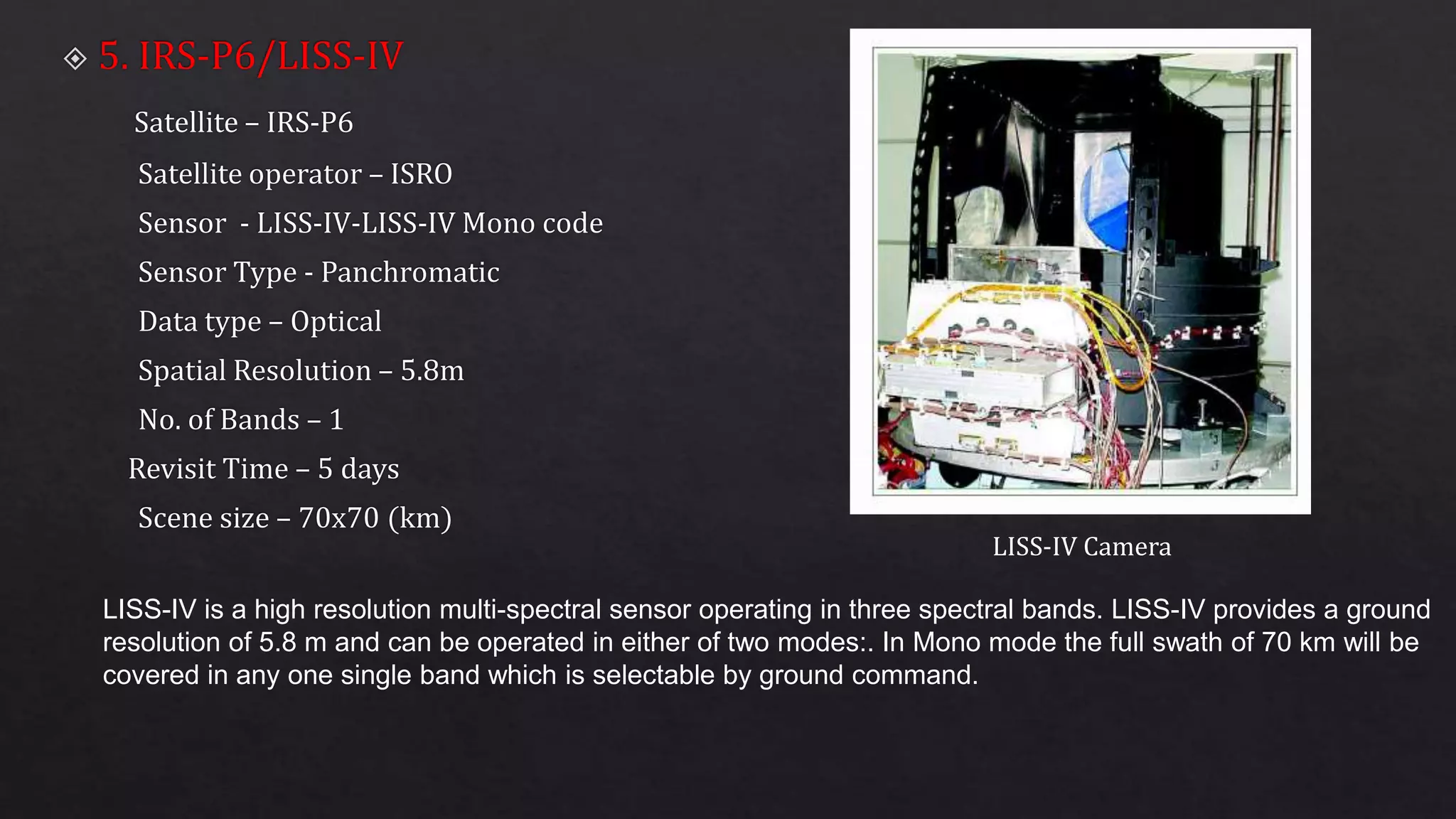 HIGH RESOLUTION SATELLITE SYSTEM | PPTX