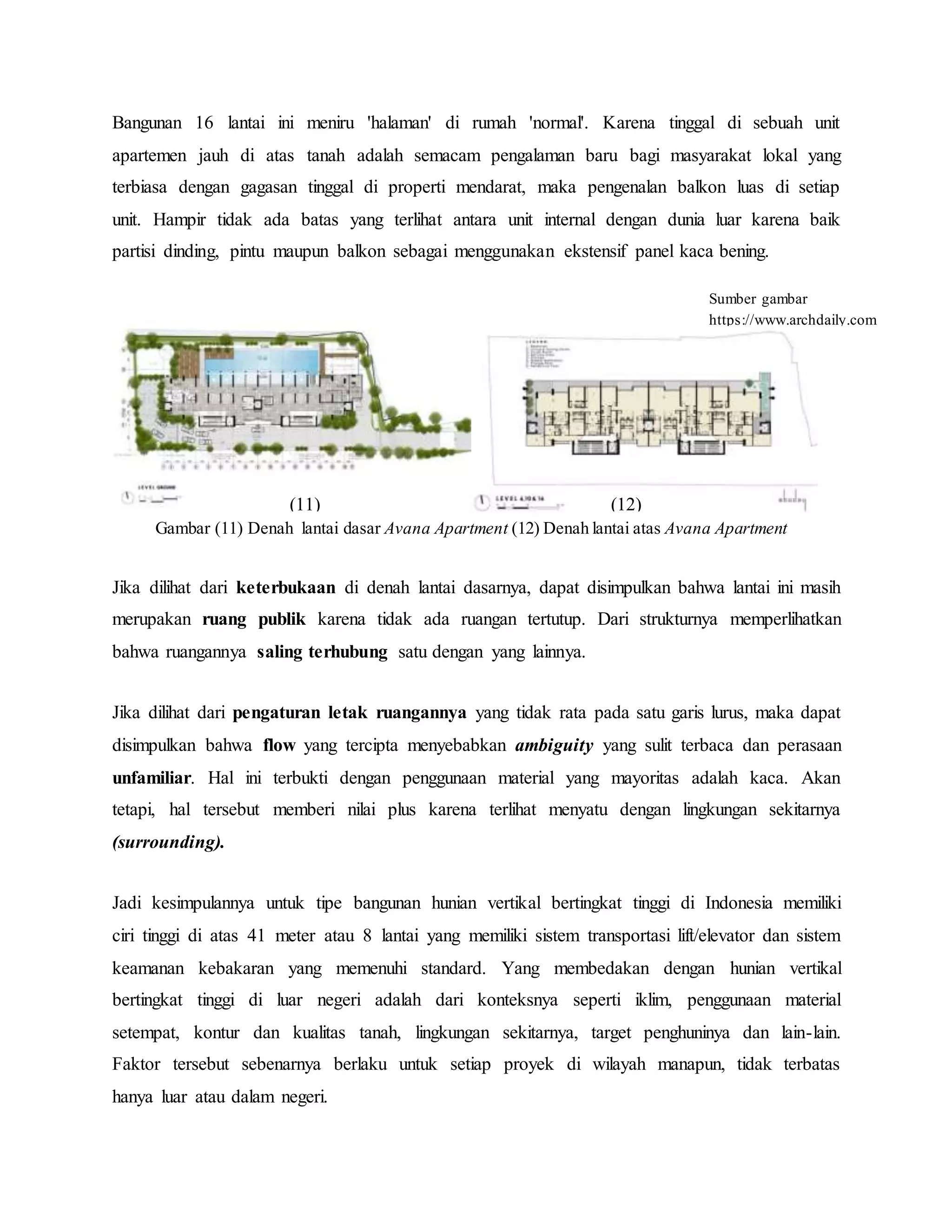 High Rise-Vertical Housing Hunian Vertikal Bertingkat Tinggi yang Ada ...