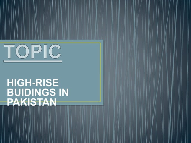 High rise building | PPT