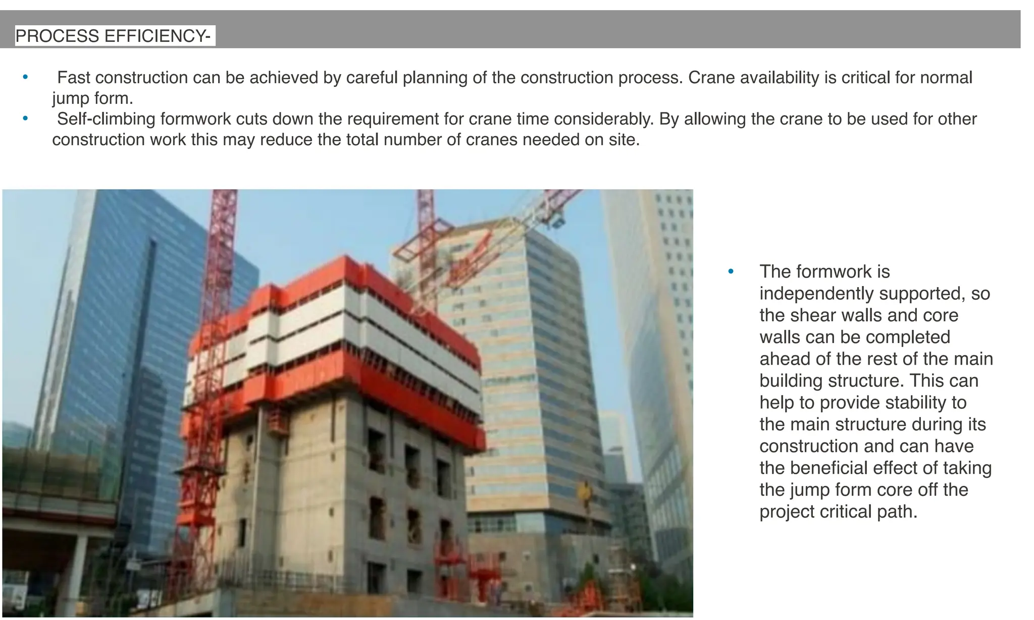 high rise building Slip form |Jump form |Climbing formwork | PDF