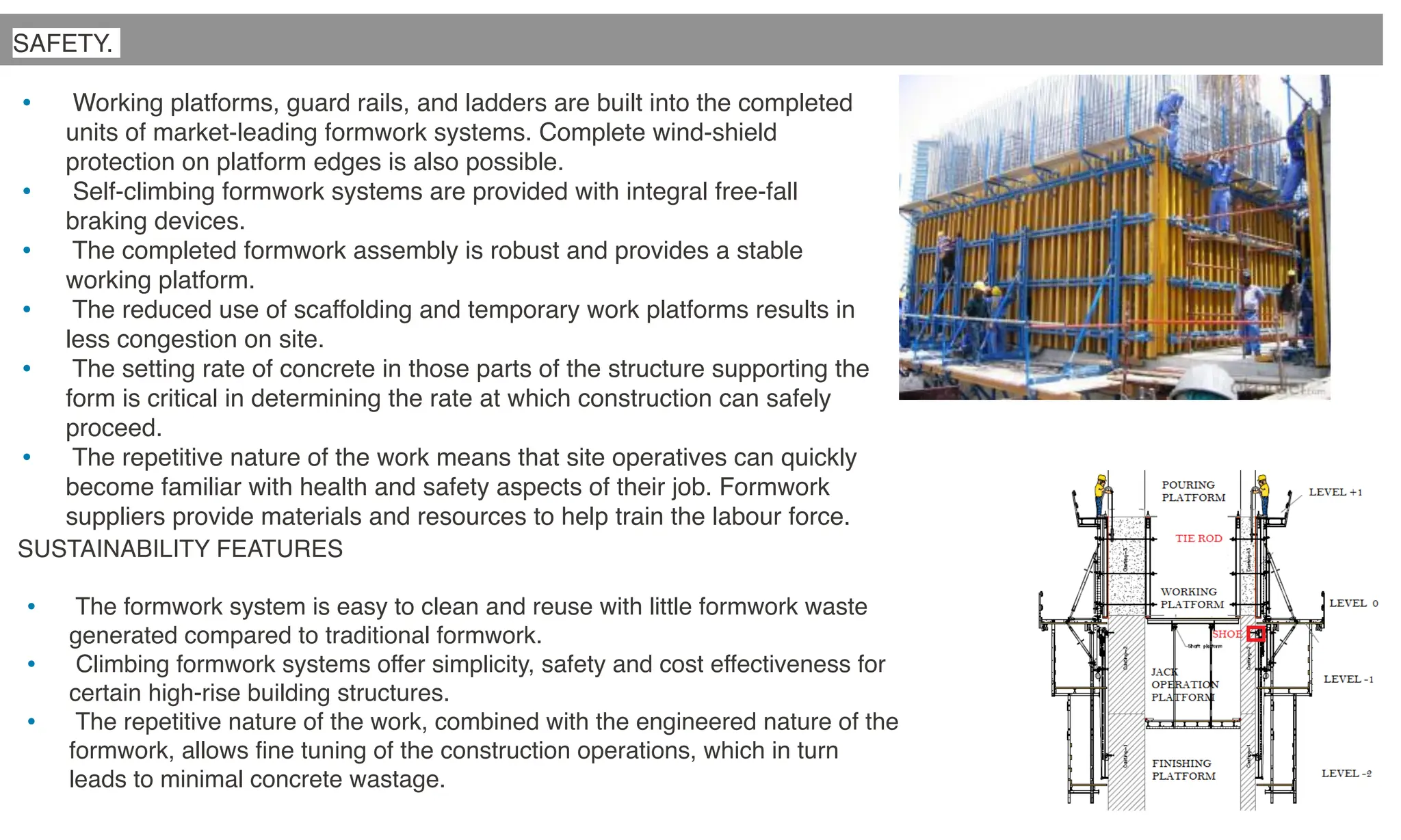 high rise building Slip form |Jump form |Climbing formwork | PDF