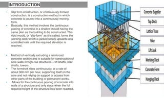 high rise building Slip form |Jump form |Climbing formwork | PDF