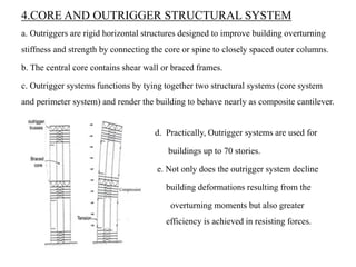 Structural systems in high rise building and analysis methods | PPTX