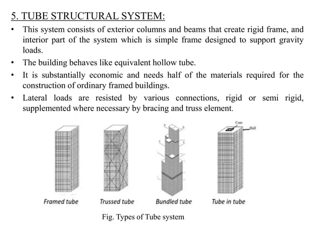 Structural systems in high rise building and analysis methods | PPTX