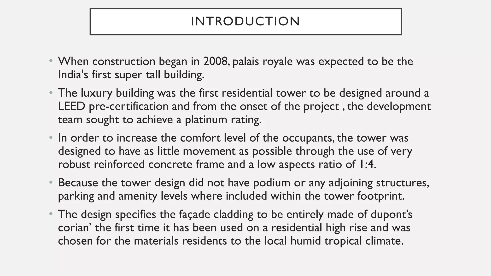High rise building case study | PDF
