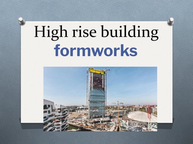 High rise building form work building construction | PDF
