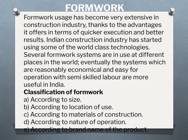 High rise building form work building construction | PDF