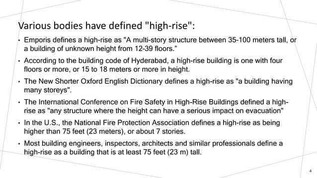High rise buildings | PPTX | Civil Engineering Industry | Industries